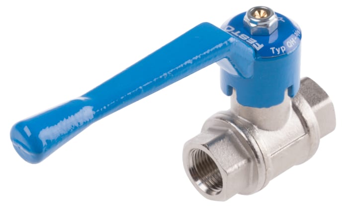 QH-3/8 Festo | Festo Brass 2 Way, Ball Valve, Threaded, G 3/8in, 12mm ...
