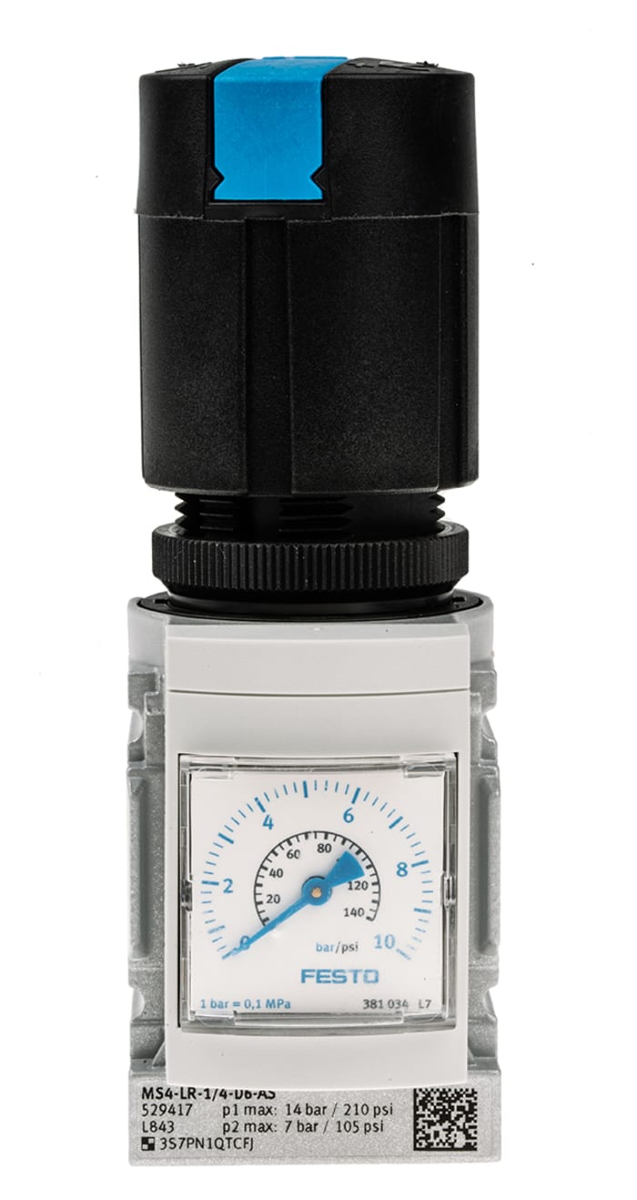 MS4-LR-1/4-D6-AS Festo | Festo G 1/4 Pneumatic Regulator - 0.3bar to ...