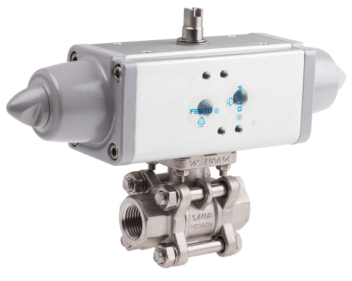 VZBA-1/2"-GG-63-T-22-F0304-V4V4T-PS15-R-90-4-C Festo | Festo Ball type ...