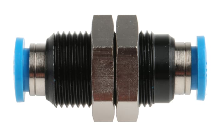 QSS-6 Festo | Racor neumático Festo QSS, , Adaptador pasamuros, con. A ...