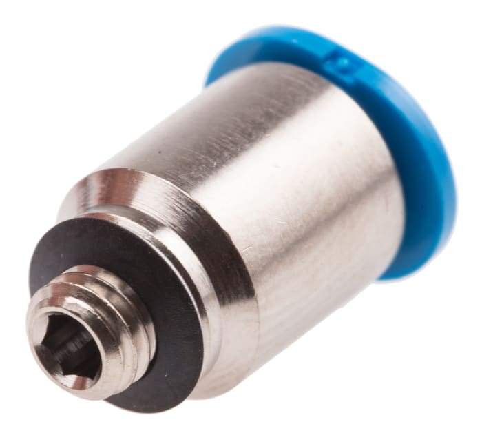 QSM-M5-6-I Festo | Festo QS Series Straight Threaded Adaptor, M5 Male to Push In 6 mm, Threaded ...