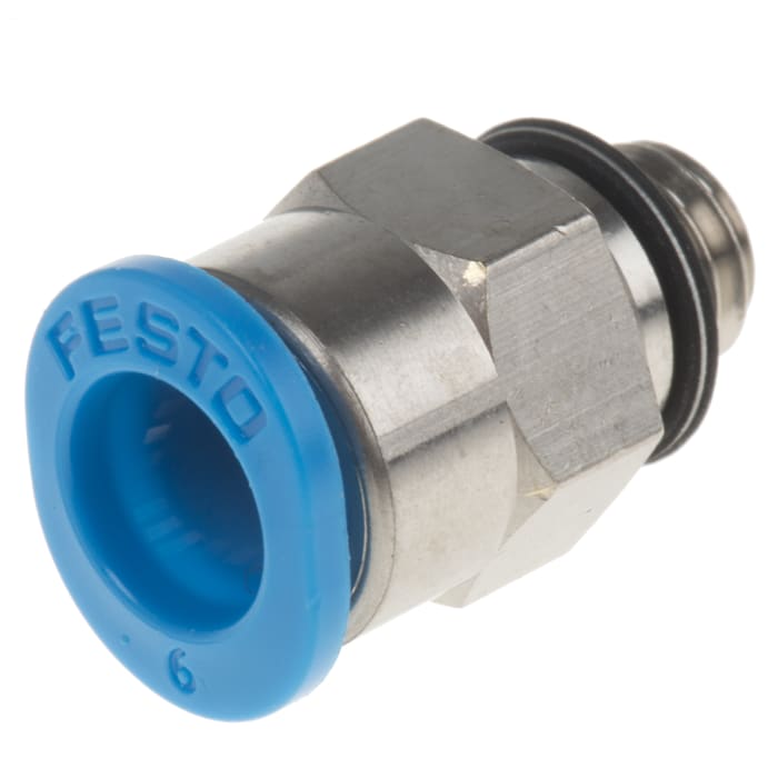 QSM-M6-6 Festo | Racor neumático Festo QS, Adaptador de rosca recto ...