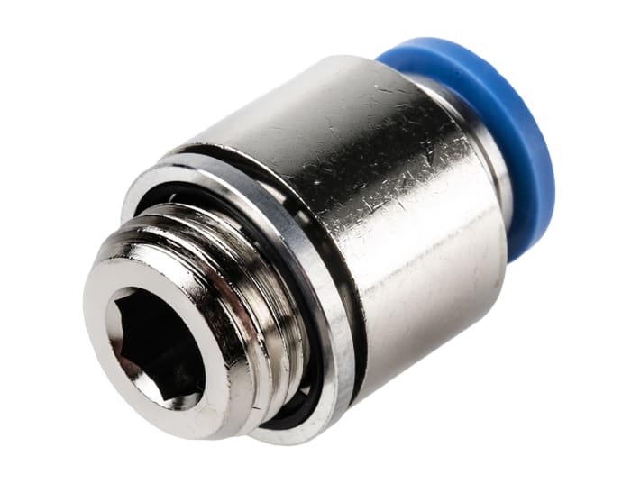 QS-G1/4-8-I Festo | Festo QS Series Straight Threaded Adaptor, G 1/4 Male to Push In 8 mm ...