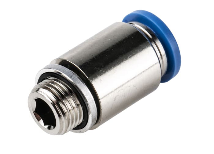 QS-G1/8-8-I Festo | Festo QS Series Straight Threaded Adaptor, G 1/8 Male to Push In 8 mm ...