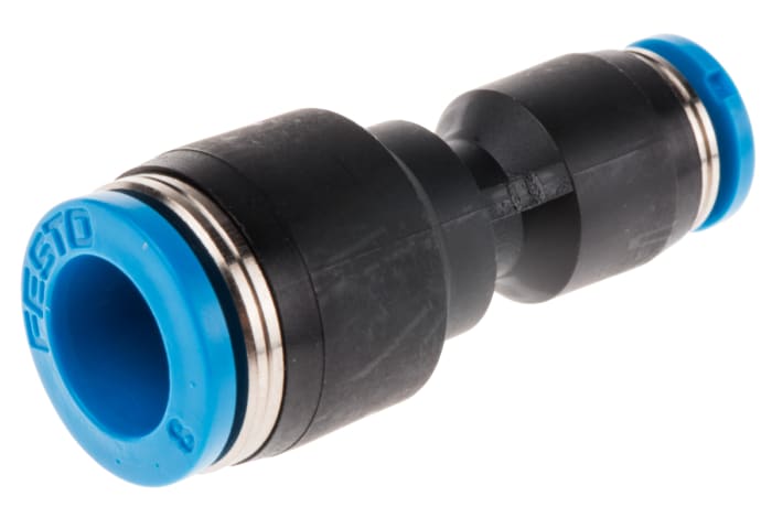 QS-8-4 Festo | Racor neumático Festo QS, Boquilla reductora, con. A Encaje a presión de 8 mm ...