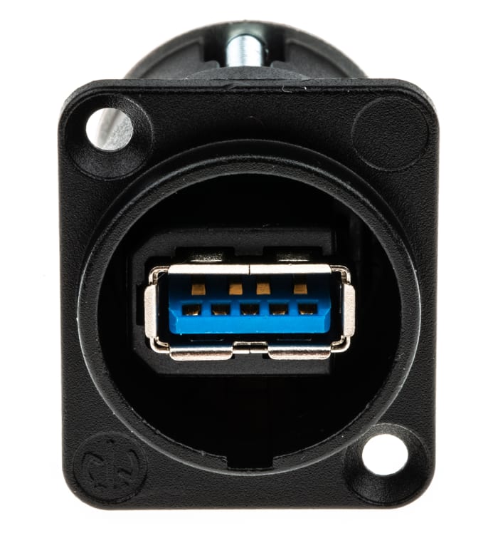 NAUSB3-B Neutrik | Neutrik USB 3.0 Feedthrough Gender Changer for use ...