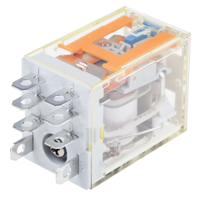 RS PRO | Relé de potencia sin enclavamiento RS PRO de 1 polo, SPDT, bobina 24V dc, 16A ...