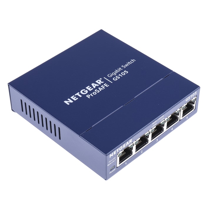 GS105UK Netgear | Netgear ProSAFE GS105, Unmanaged 5 Port Ethernet ...