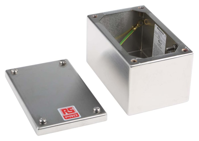 RS PRO | RS PRO 304 Stainless Steel Satin Adaptable Enclosure Box ... RS PRO | RS PRO 304 Stainless Steel Satin Adaptable Enclosure Box ...