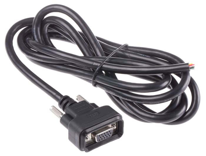 RS PRO | RS PRO Female 15 Pin D-sub Unterminated Serial Cable, 2m PVC ...