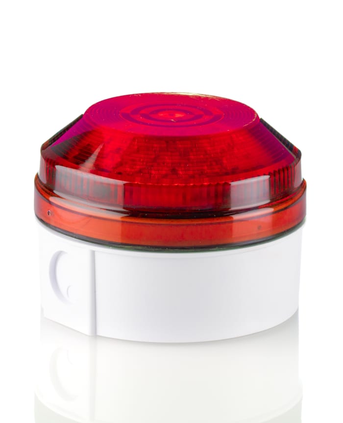 LED195-05WH-02 Moflash | Moflash LED195 Series Red Flashing Beacon, 85 ...