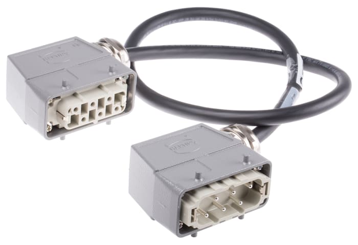 20871443002100 HARTING | HARTING Cable Assembly, 6 Way, 9A, Female to ...