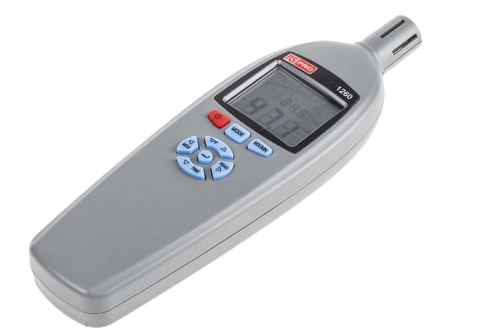 RS PRO | RS PRO RS1260 Hygrometer, UKAS Calibration | 123-2353 | RS