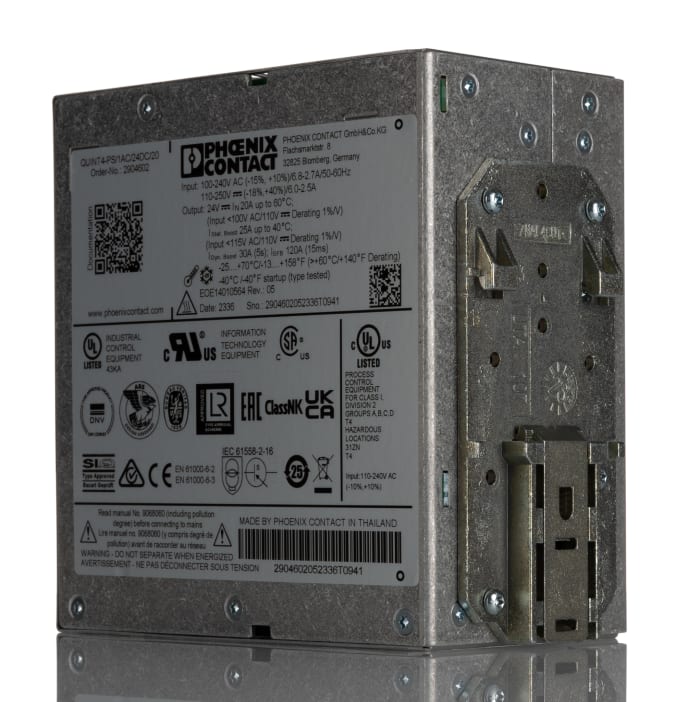 2904602 Phoenix Contact | Phoenix Contact QUINT POWER Switched Mode DIN ...