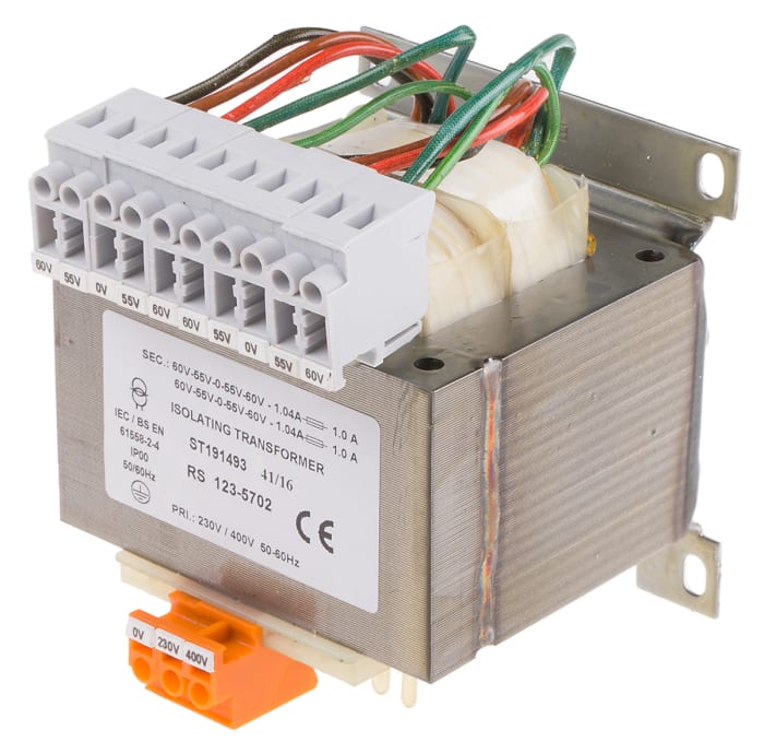 RS PRO | RS PRO 250VA DIN Rail Transformer, 230 → 400V ac Primary, 4 x ... RS PRO | RS PRO 250VA DIN Rail Transformer, 230 → 400V ac Primary, 4 x ...