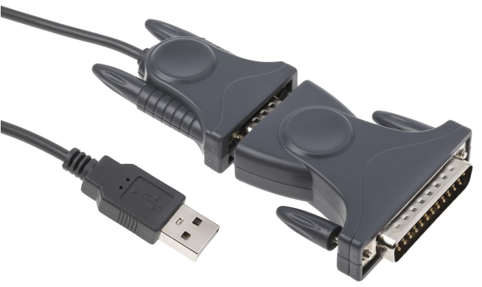 ICUSB232DB25 StarTech.com | StarTech.com RS232 USB A Male to DB25 Male ...