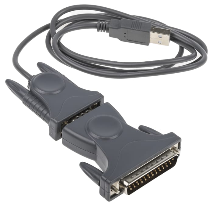 ICUSB232DB25 StarTech.com | StarTech.com RS232 USB A Male to DB25 Male Interface Converter | 123 ...