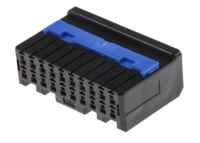 20CPT-B-2A JST | JST, CPT Automotive Connector Socket Black Surface Mount 20 Way, Crimp ...