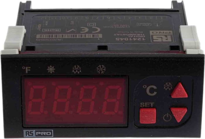 RS PRO | RS PRO On/Off Temperature Controller, 77 x 35mm, NTC Input ...