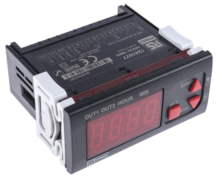 RS PRO | Temporizador multifunción RS PRO, 230V ac | 124-1077 | RS