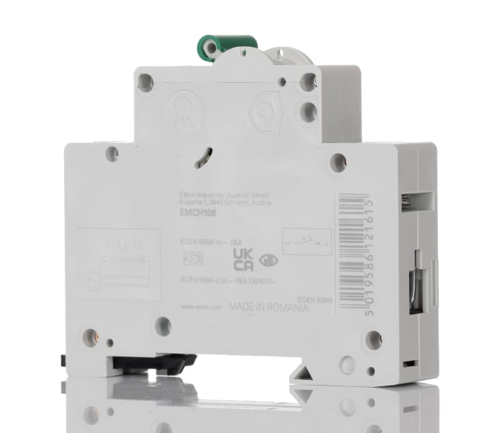 EMCH106 EMCH106 Eaton | Eaton MEMShield MCB, 1P, 6A Curve C, 230V AC ...