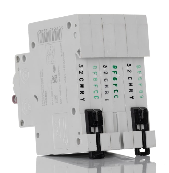 EMCH332 EMCH332 Eaton | Eaton MEMShield MCB, 3P, 32A Curve C, 230V AC ...