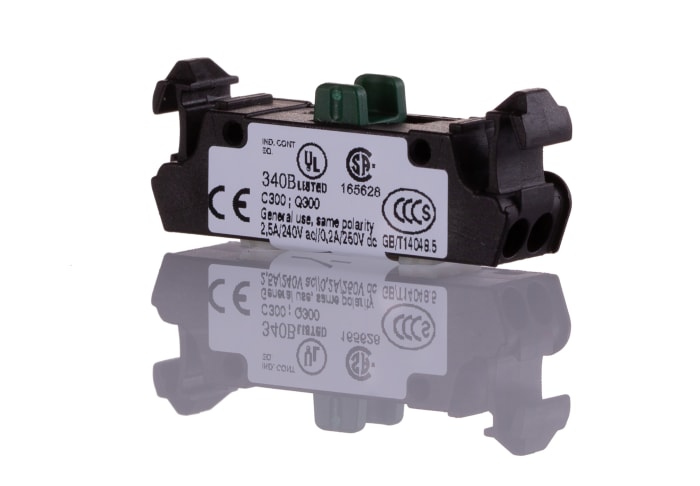 180792 M22-FK10 Eaton | Eaton RMQ Titan M22 Series Contact Block, 24 V dc, 230V ac, 1NO | 124 ...