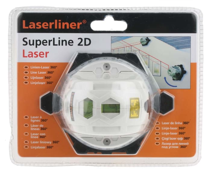 SuperLine 2D Laserliner | Nivel láser de líneas Laserliner, precisíon ...