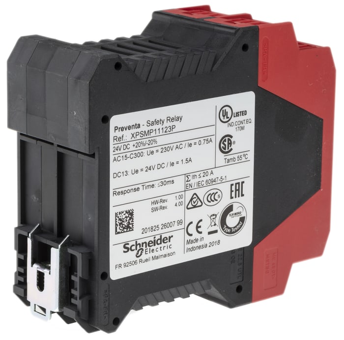 XPSMP11123P Schneider Electric | Relé de seguridad Schneider Electric ...