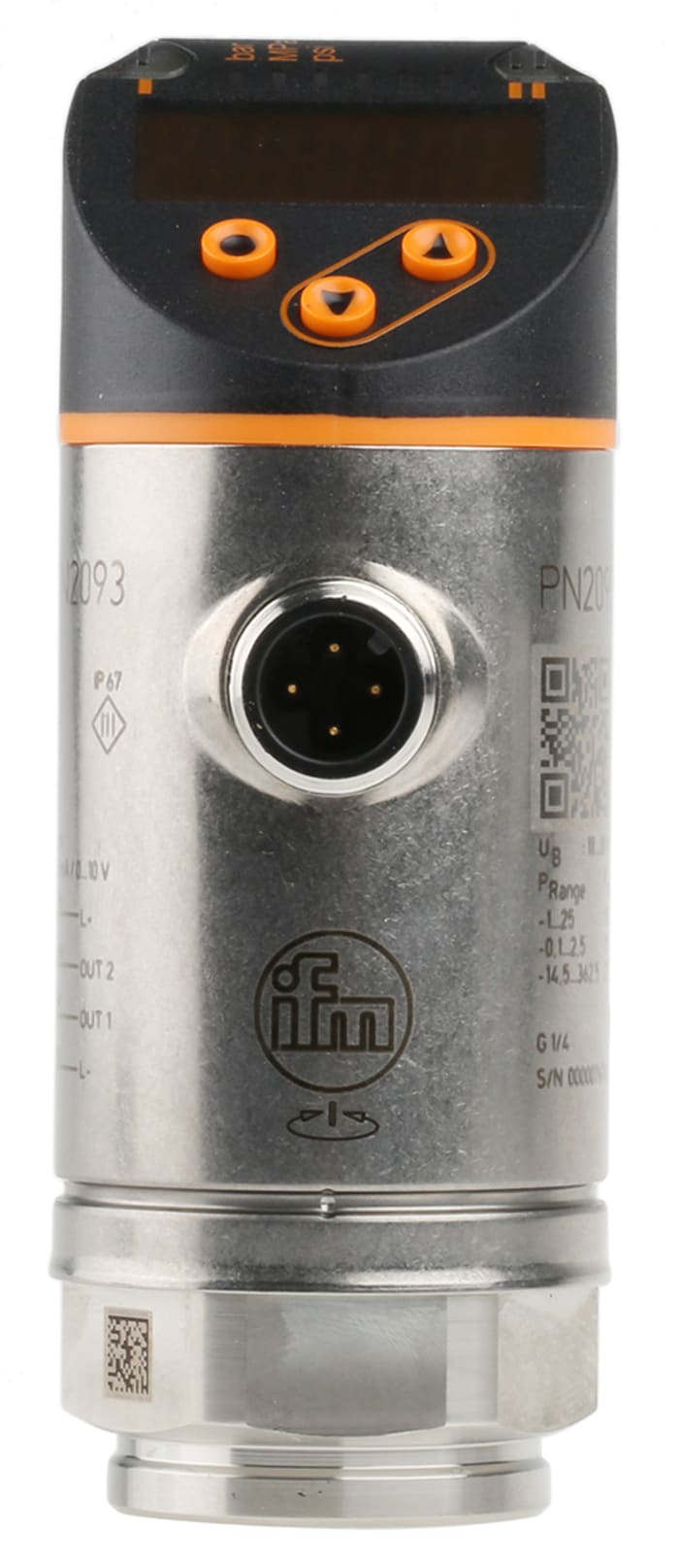 PN2093 ifm electronic | ifm electronic Pressure Sensor, -1bar Min ...