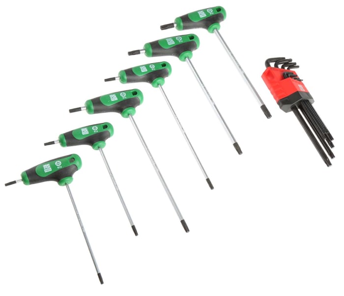 RS PRO | RS PRO 14-Piece Star Key Set, L, T Shape, Long Arm | 125-3052 | RS