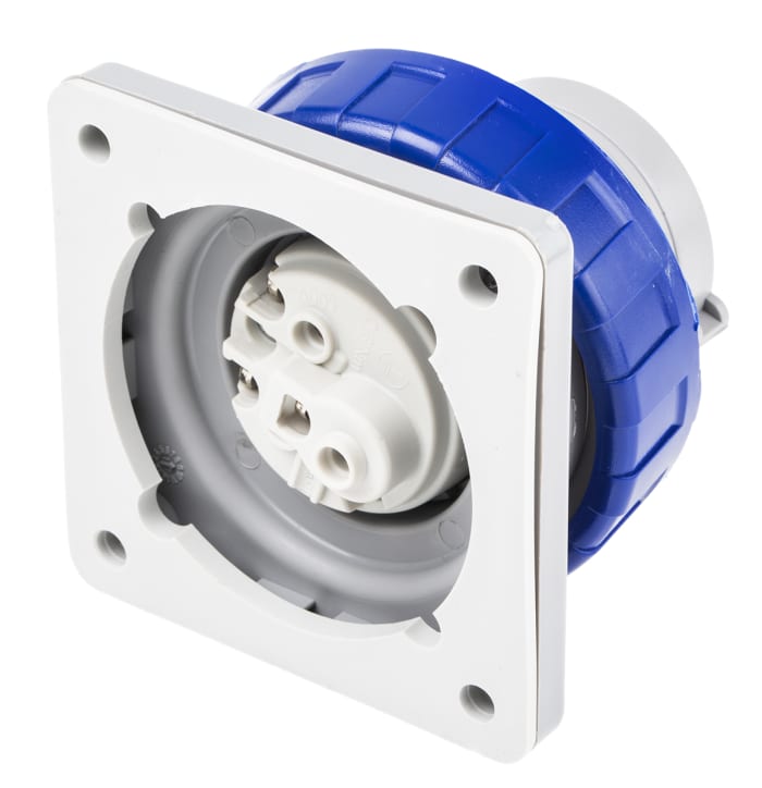 248.1693 Scame | Conector de potencia industrial Macho, Formato 2P + E ...