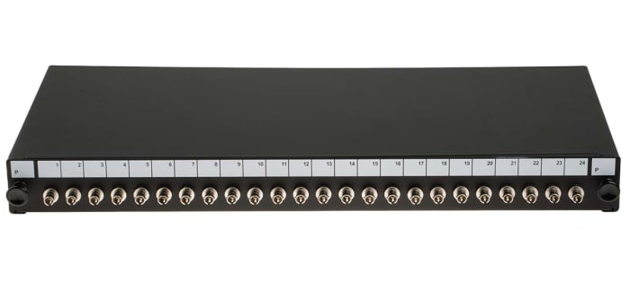 RS PRO | RS PRO 24 Port ST Multimode Fibre Optic Patch Panel With 24 ...