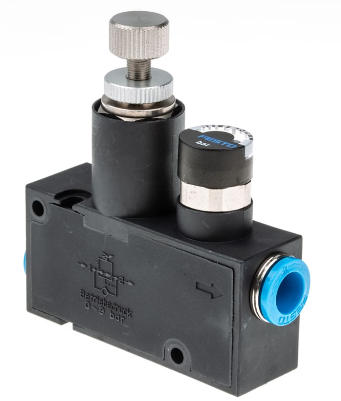 LRMA QS 8 Festo Festo Push In 8 Mm Pneumatic Regulator 125 9899