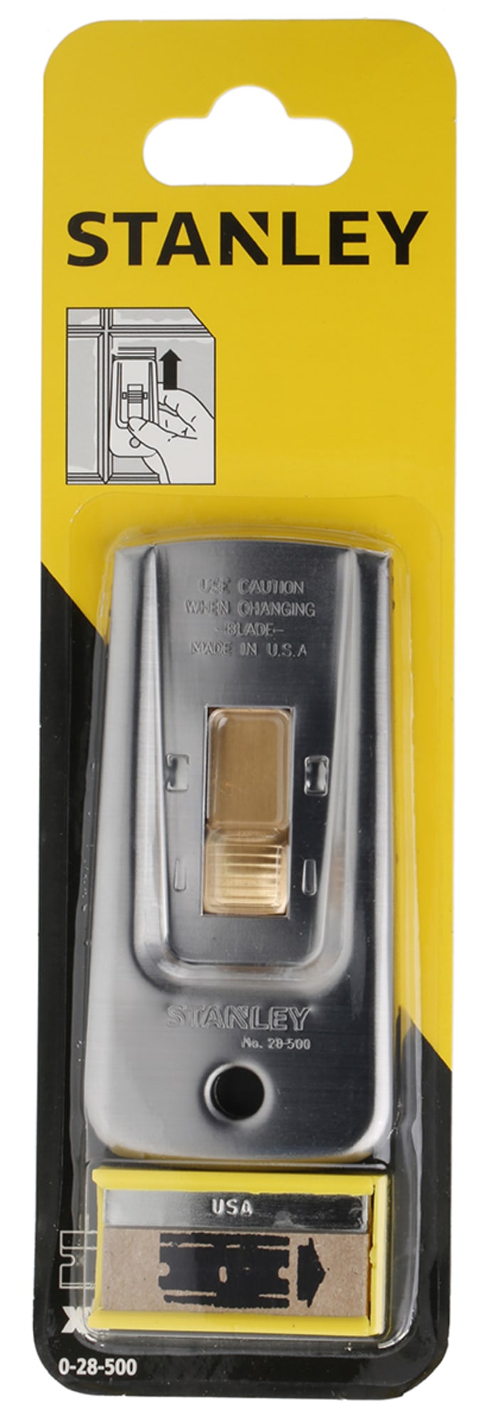 0-28-500 Stanley | Stanley Metal Window Scraper, 1 piece | 126-1745 | RS