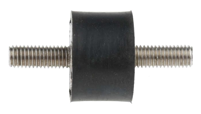 RS PRO | RS PRO Cylindrical M8 Anti Vibration Mount, Male to Male ...