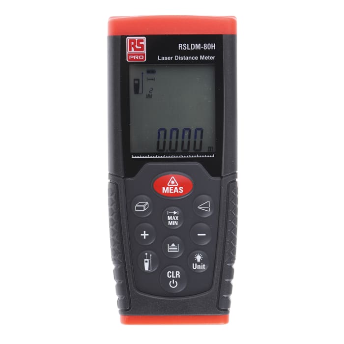 RS PRO | RS PRO RSLDM-80H Laser Measure, 0.05 → 80m Range, ±1.5 mm ...