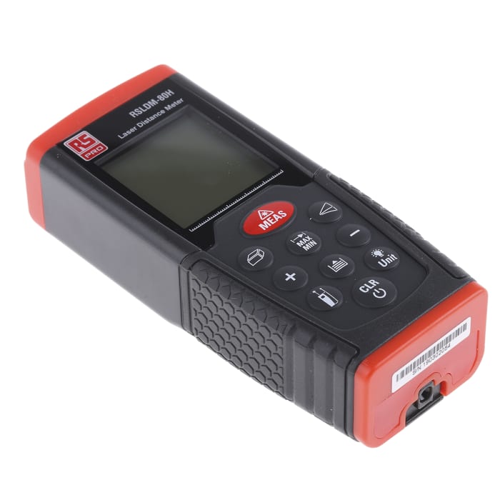 RS PRO | RS PRO RSLDM-80H Laser Measure, 0.05 → 80m Range, ±1.5 mm ...