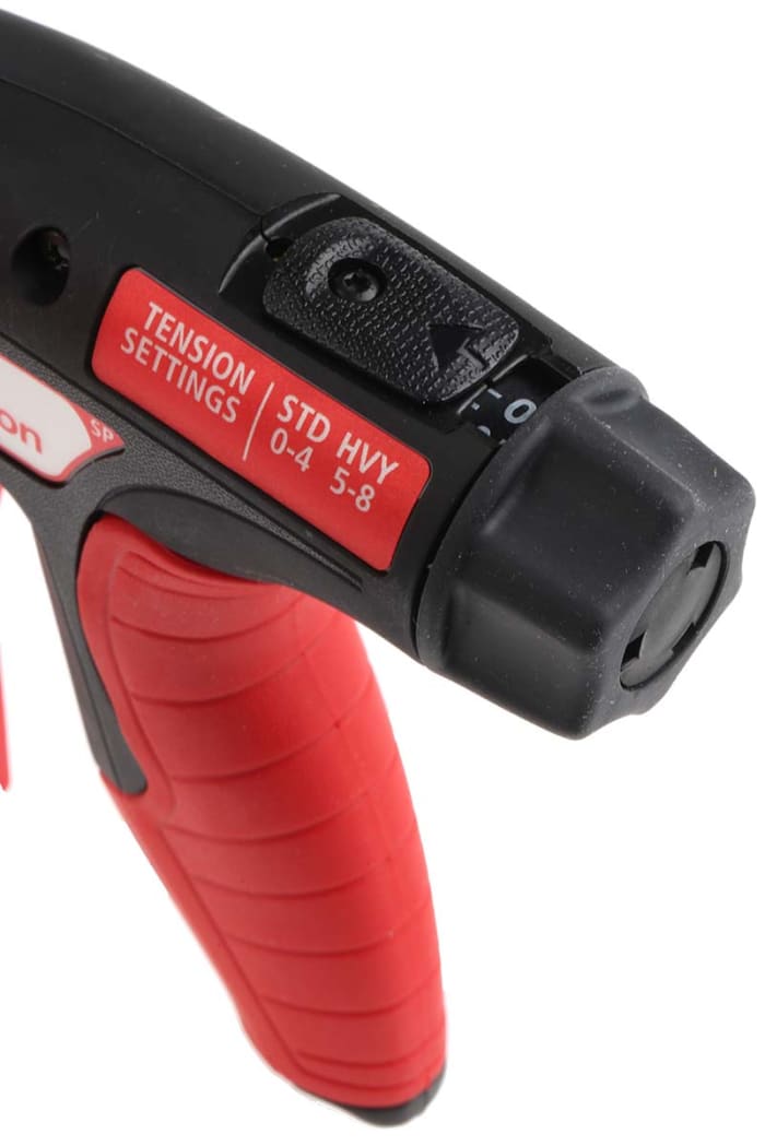 110-80003 EVO9SP-MET/PL-BK/RD HellermannTyton | HellermannTyton Cable Tie Gun, 13mm Capacity ...