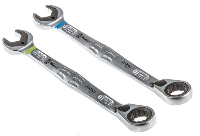 Wera Joker 6001 Series 11 Piece Spanner Set 8 19 mm Chrome Molybdenum Steel