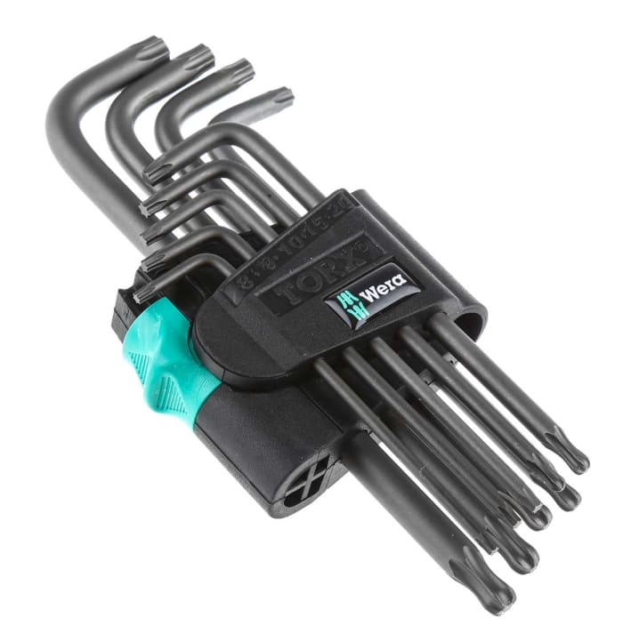 05073598001 Wera | Wera 9-Piece Torx Key Set, L Shape, Long Arm | 127 ...