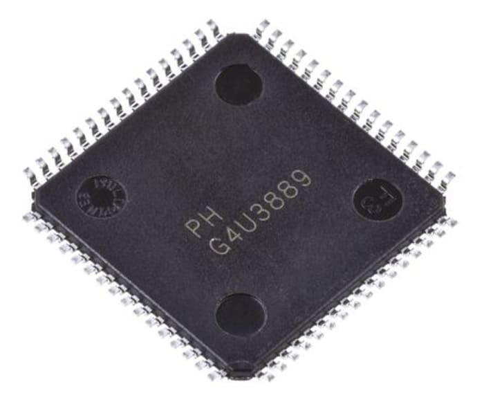 AT90USB1287-AU Microchip | Microchip, 8bit AVR, AT90 Microcontroller ...