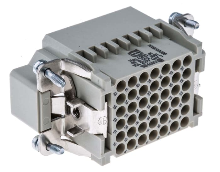 09160423001 HARTING | HARTING Heavy Duty Power Connector Insert, 10A, Male, Han DD Series, 42 ...
