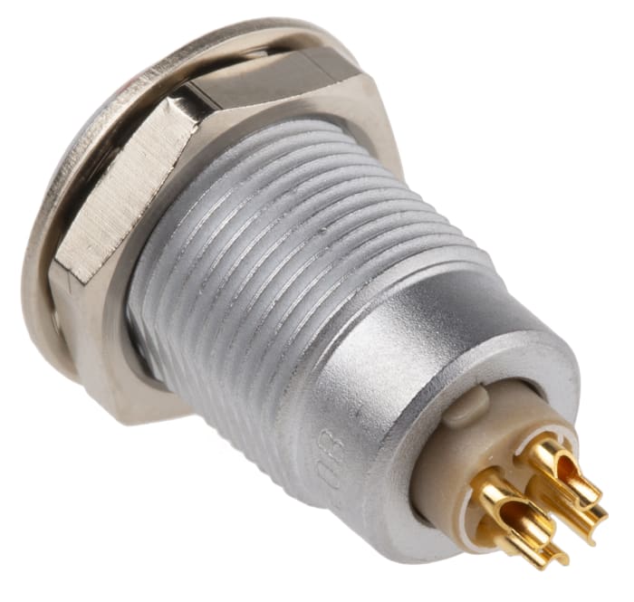 EGG.0B.304.CLL LEMO | LEMO Circular Connector, 4 Contacts, Panel Mount ...