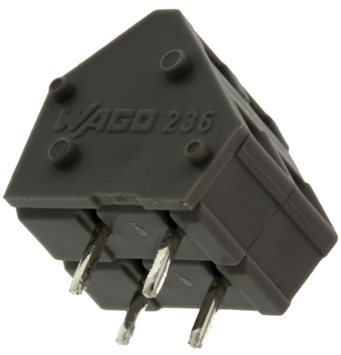 236-402 WAGO | Wago Sıra Klemens, 2 Kontaklı, Tek Sıralı, 500 V, 16A ...