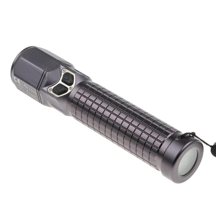RS PRO | RS PRO ATEX LED Torch Black - Rechargeable 157 lm, 156 mm ...