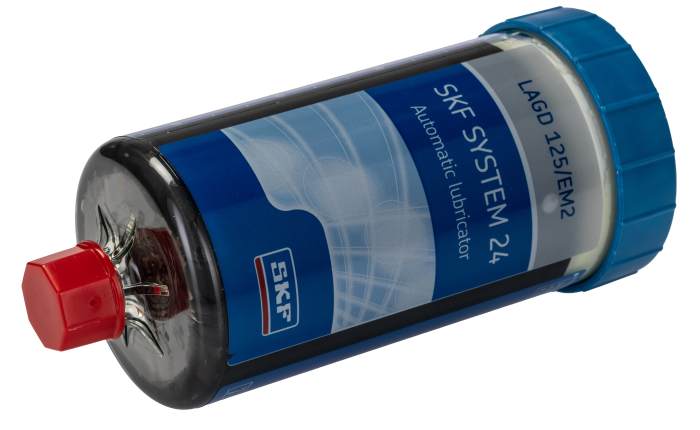 LAGD 125/EM2 SKF | SKF Plastic Single Point Automatic Lubrificator, 125 ml | 134-7562 | RS