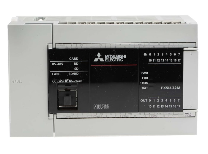 FX5U-32MR/DS Mitsubishi | Mitsubishi MELSEC iQ-F PLC CPU - 16 Inputs ... FX5U-32MR/DS Mitsubishi | Mitsubishi MELSEC iQ-F PLC CPU - 16 Inputs ...