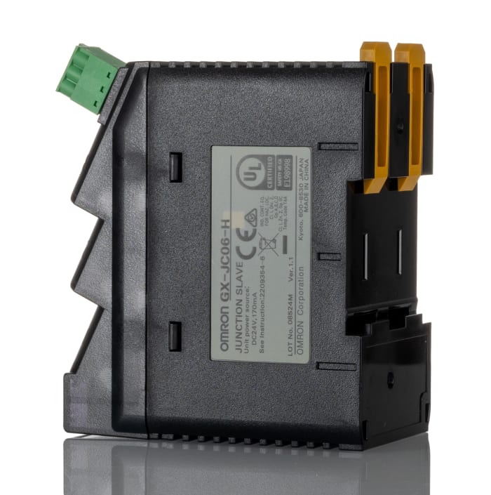GX-JC06-H Omron | Omron EtherCAT Junction Slave Series DIN Rail Mount Network Hub, 6 RJ45 Ports ...