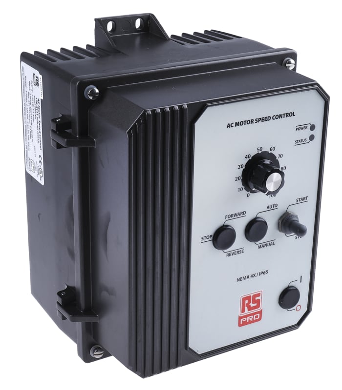 RS PRO | RS PRO Inverter Drive, 3-Phase In, 50 → 60Hz Out, 2.2 kW, 460 ...